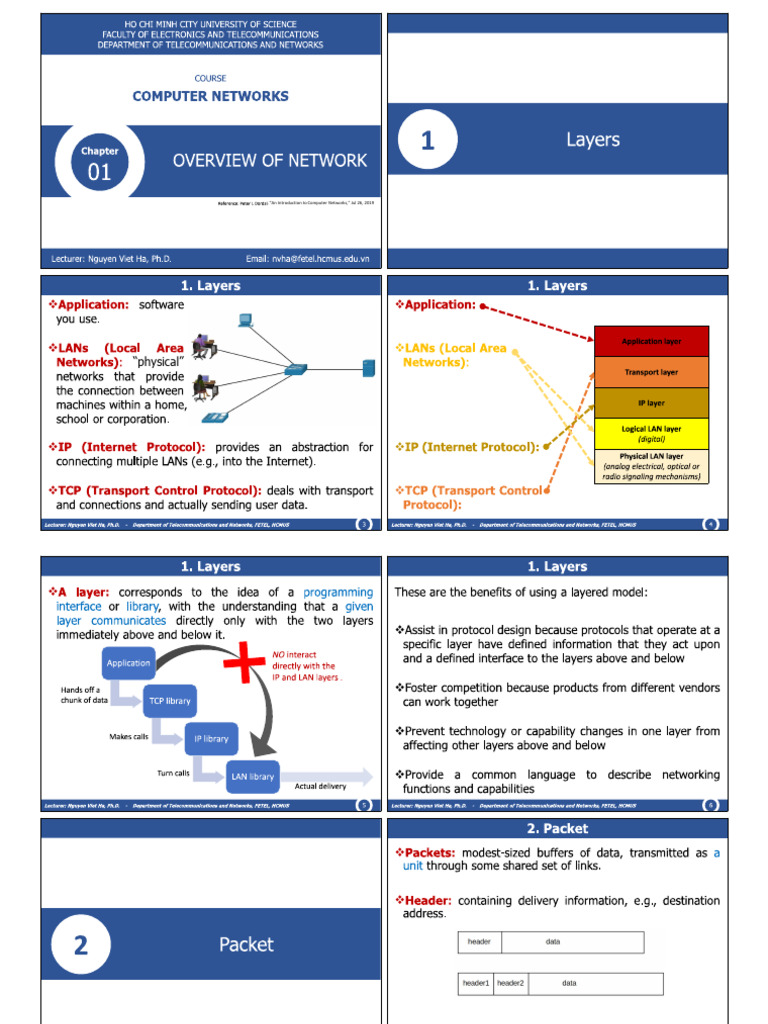 Chapter1-Overview of Network | PDF | Computer Science | Computer Engineering