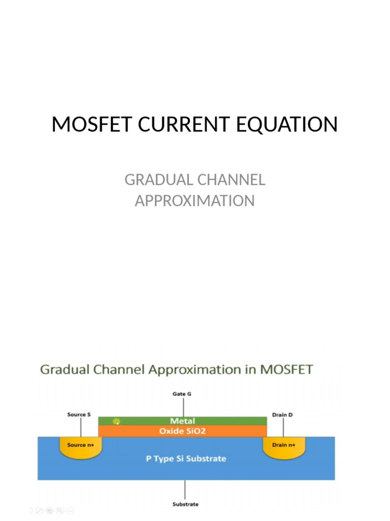 Lect6 7 Mosfet Current (1) | PDF