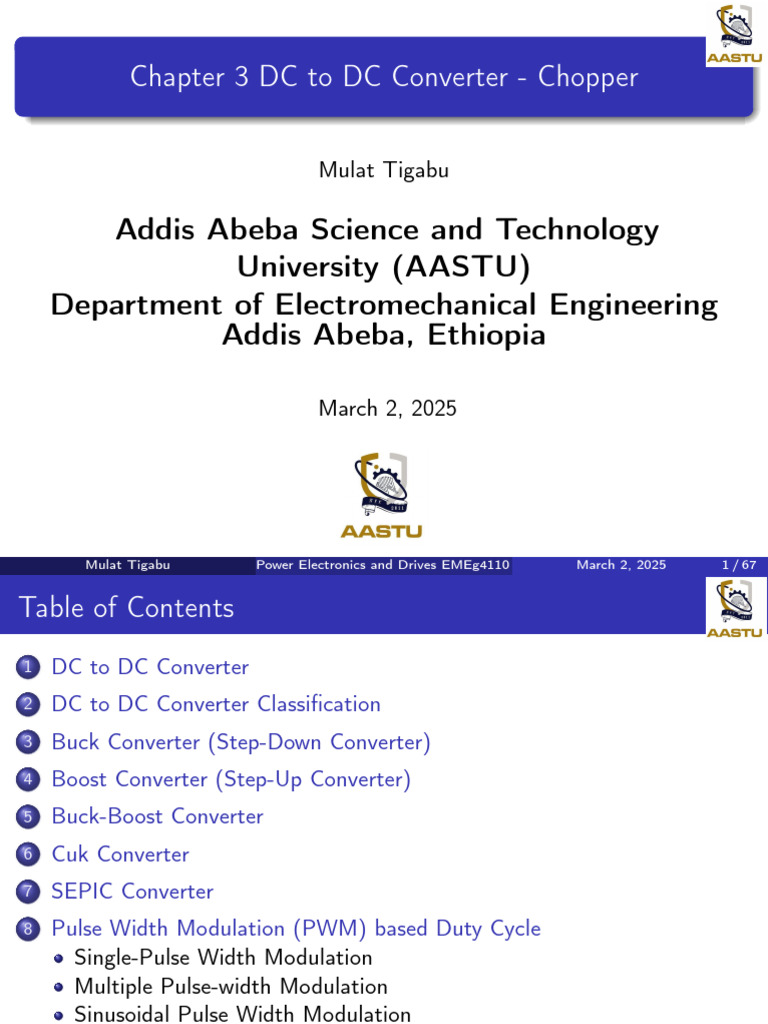 Chapter 3 DC To DC Converter Chopper | PDF | Power Inverter | Power ...
