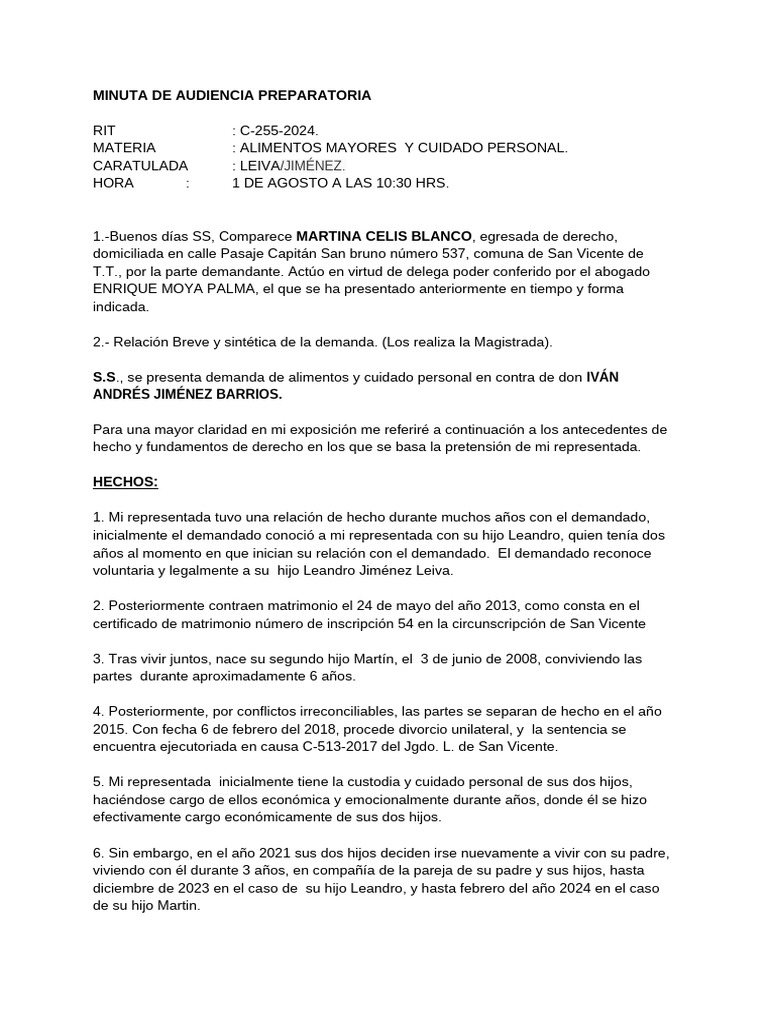 Documento Sin Tã - Tulo | PDF | Pensión alimenticia