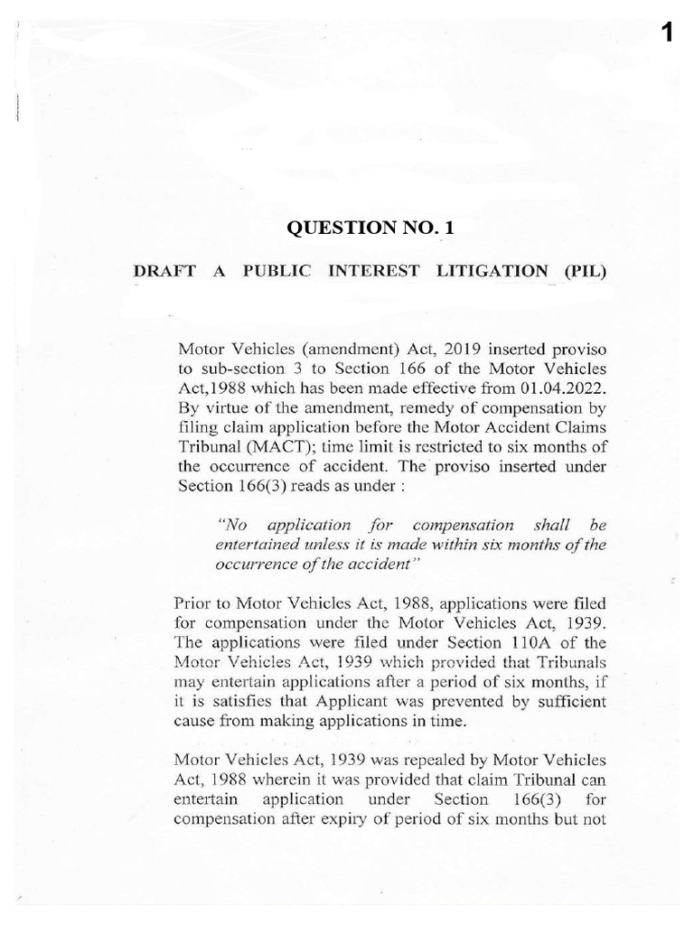 DRAFT QUESTION-PIL- Facts Sheet | PDF