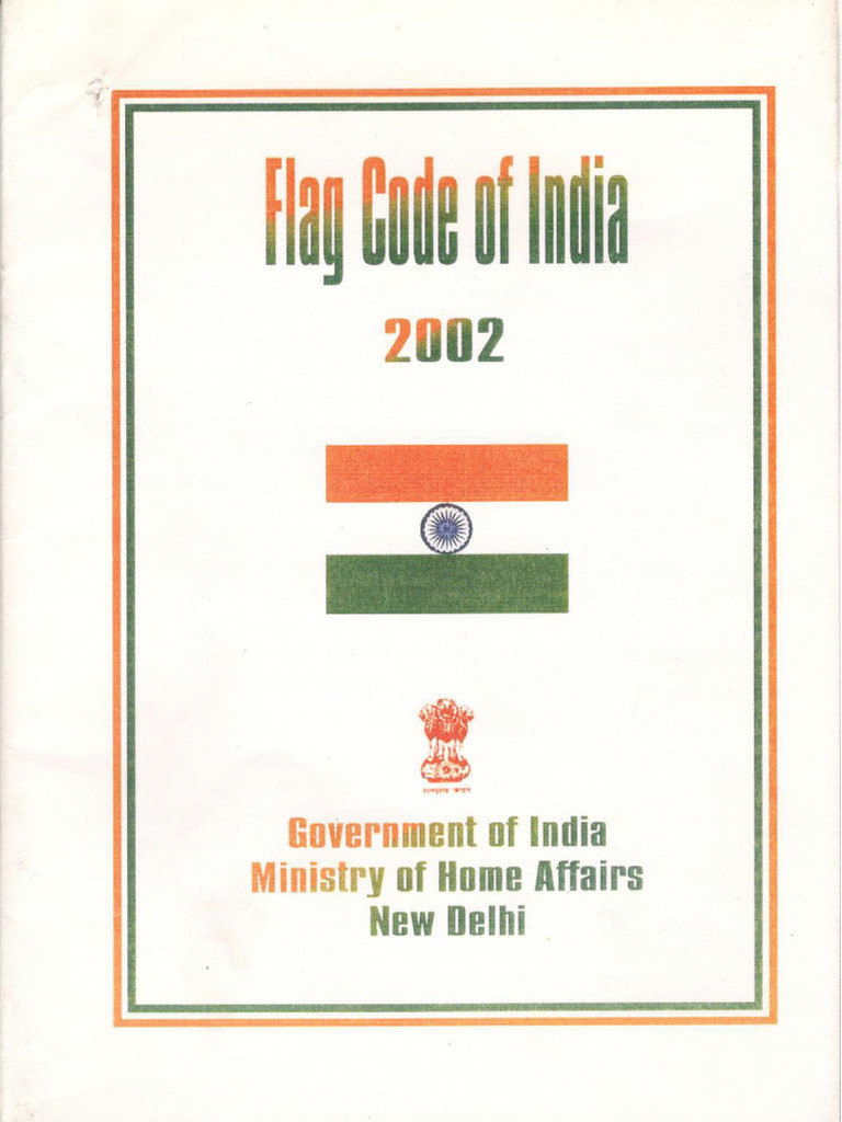 flagcodeofindia_070214 | PDF