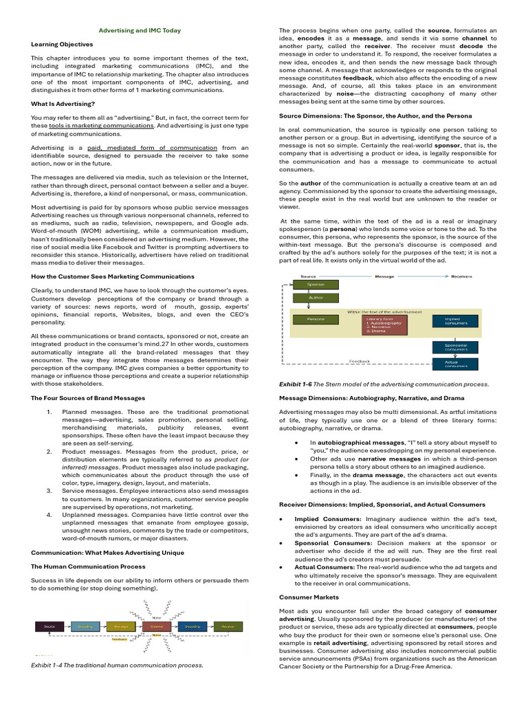 1 Advertising Module | PDF