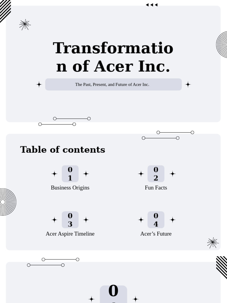 Transformation of Acer Inc. | PDF | Personal Computers | X86 Architecture