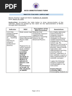 NCOI's Annotation Form For T3 | PDF | Reading Comprehension | Lesson Plan