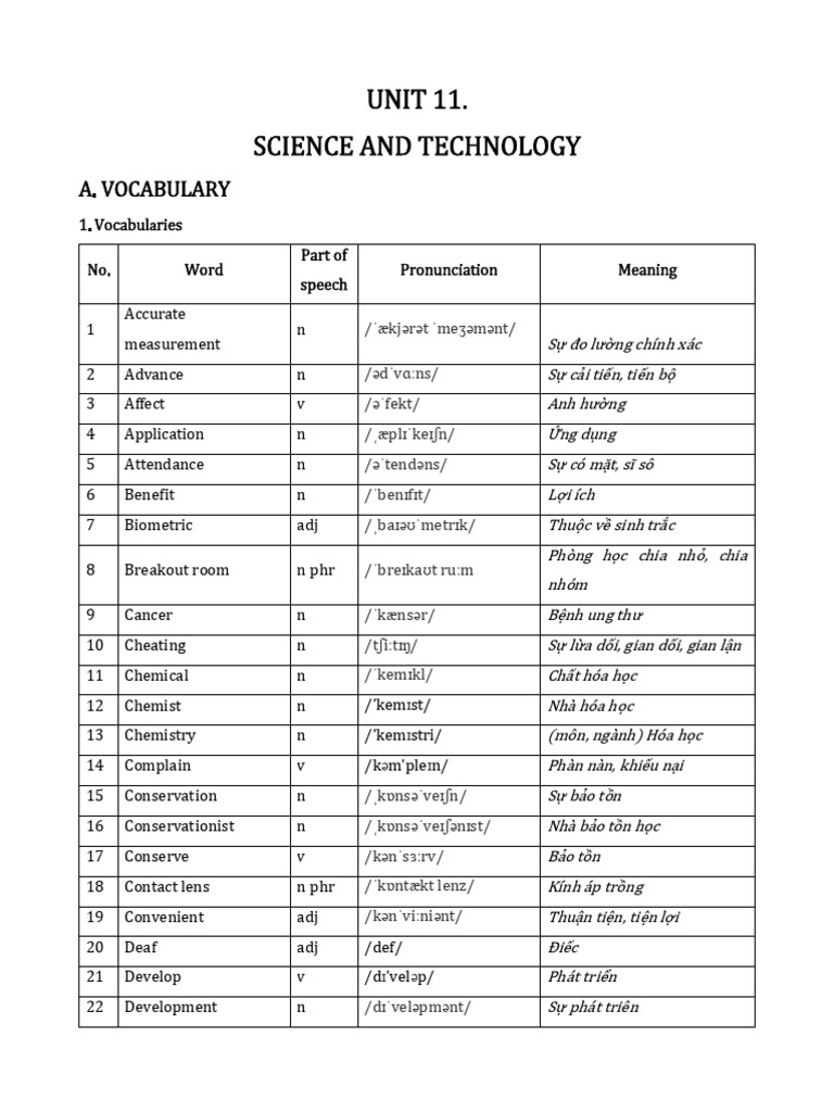 UNIT11-ENGLISH 8 | PDF