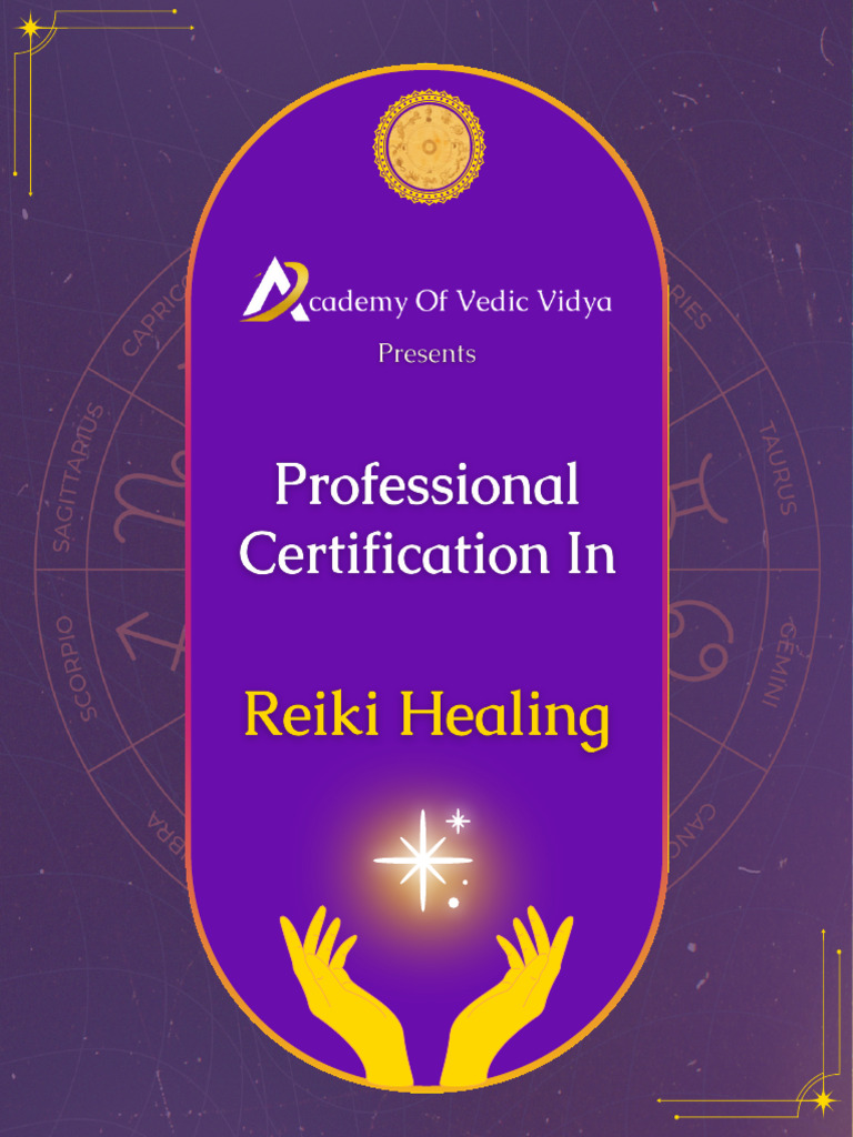 Professional Reiki Healing - English Brochure - @AVV | PDF | Reiki