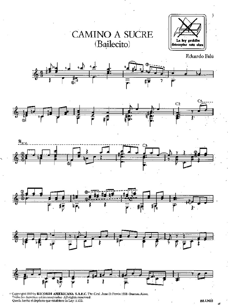 Falu Eduardo 1923 Camino Sucre Bailecito | PDF
