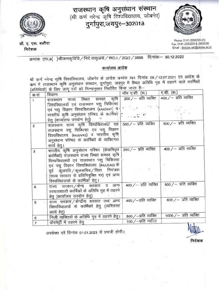 Guest House Charges | PDF