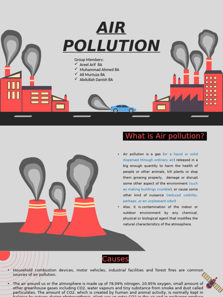 Understanding Air Pollution Causes & Effects | PDF | Wildfire | Air ...