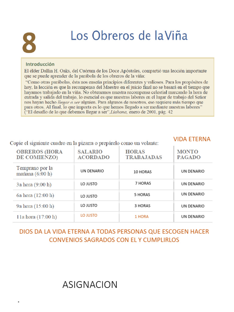 Obreros de La Viña | PDF