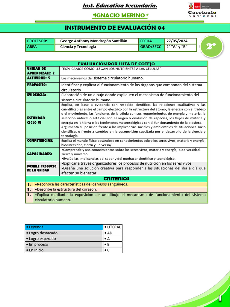 C-2º LC ACT 5 -CYT-UND 2- SEM 3 | PDF | Importar | Biodiversidad