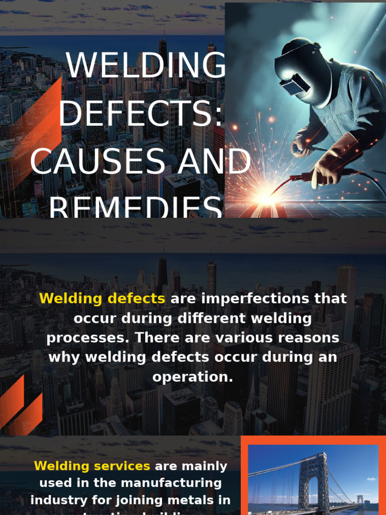 Welding Defects Causes and Remedies | PDF | Welding | Construction