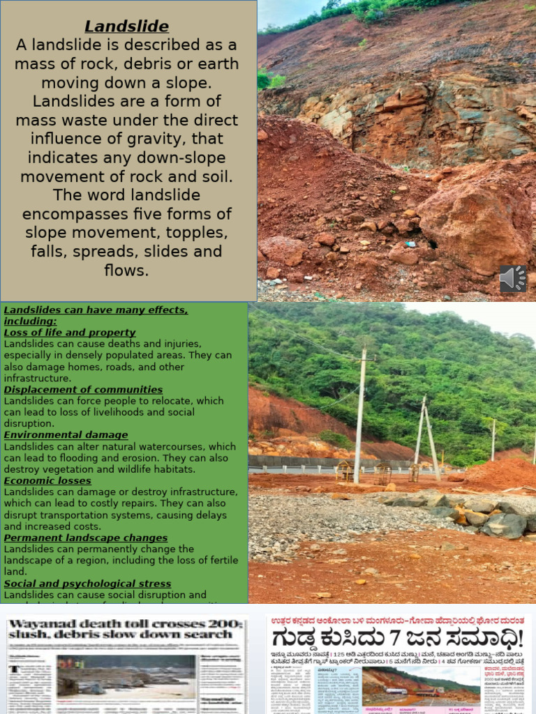 Landslides | PDF