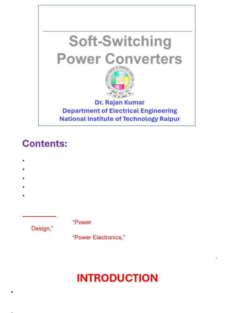 Soft-Switching Power Converters | PDF | Resonance | Power Inverter