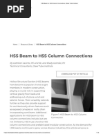 Truss Connections AISC Manual | PDF | Truss | Deformation (Engineering)