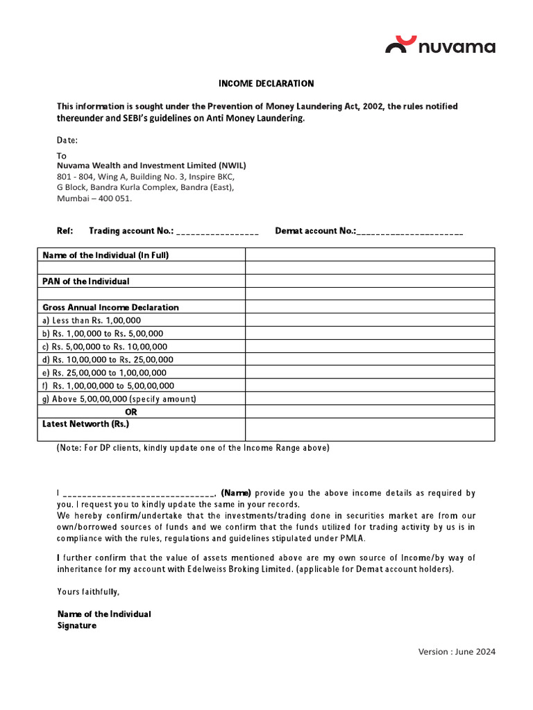 Nuvama Wealth Office Location Mumbai | PDF