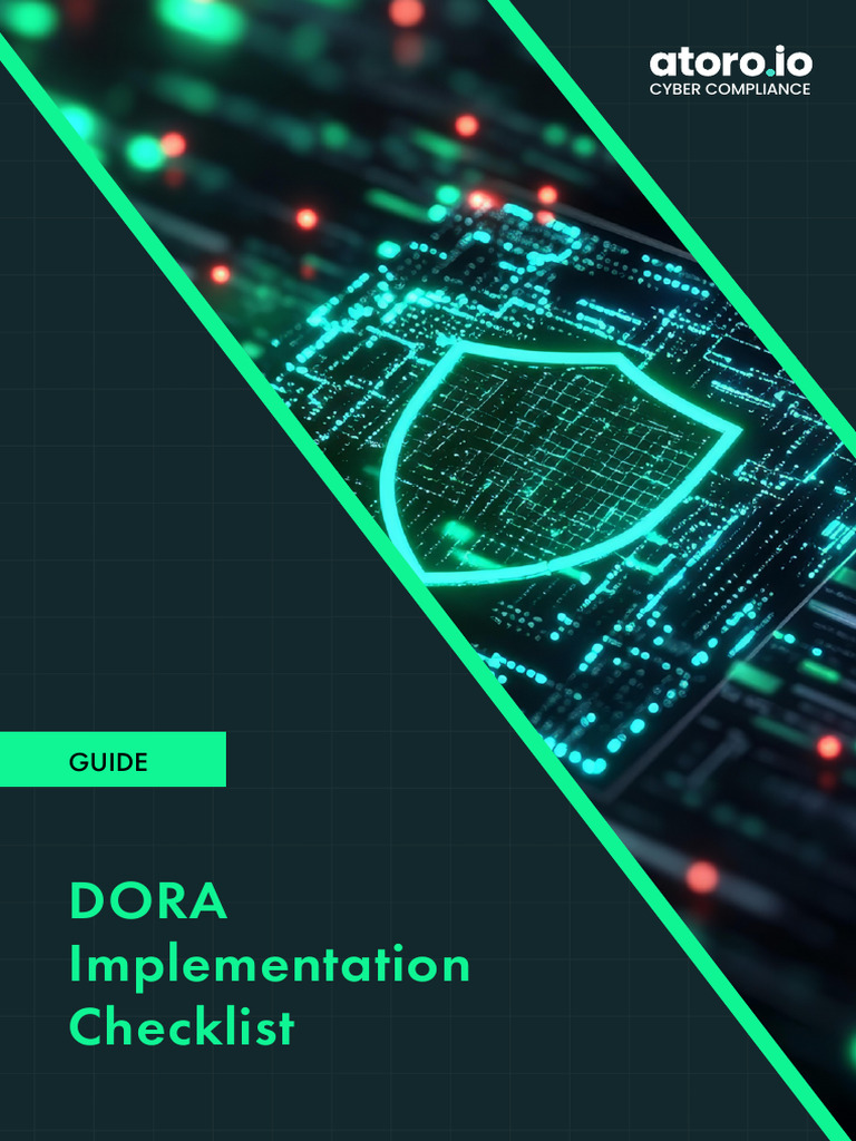 DORA Implementation Checklist | PDF | Risk Management | Governance