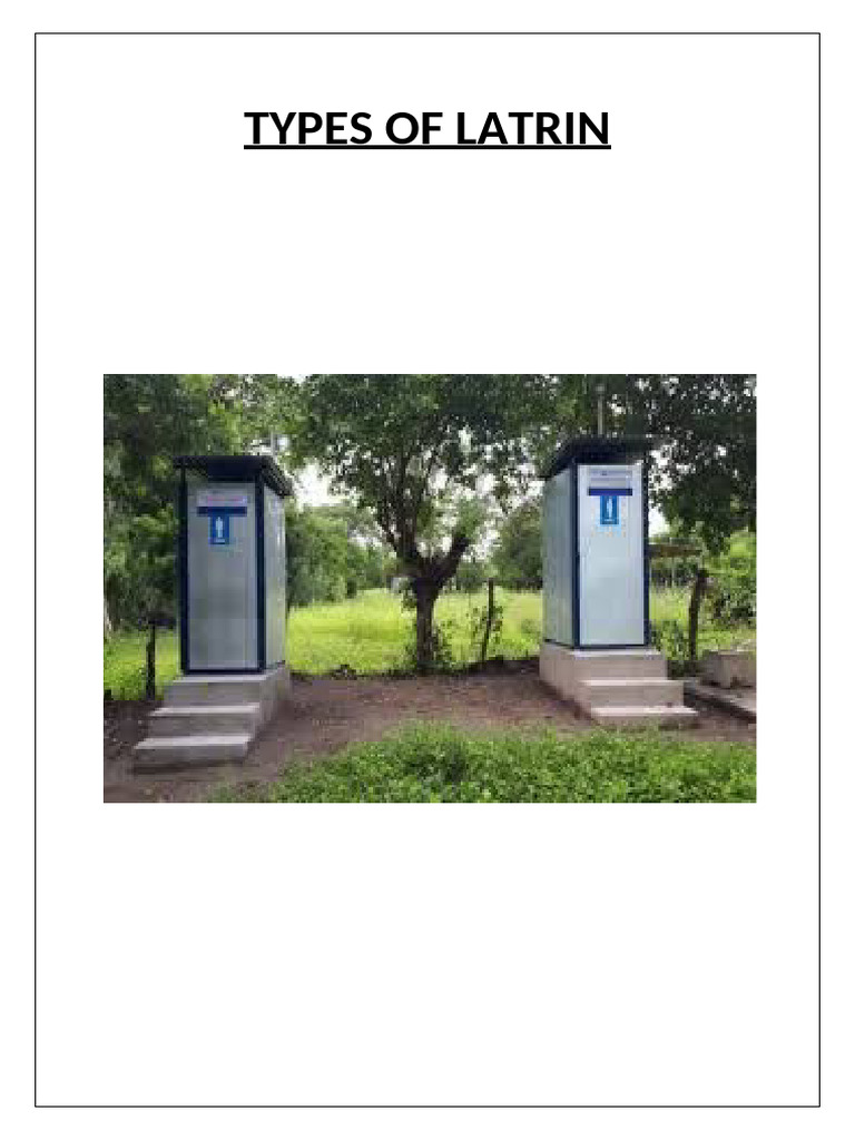 Advance Types of Latrin | PDF | Hypertension | Toilet