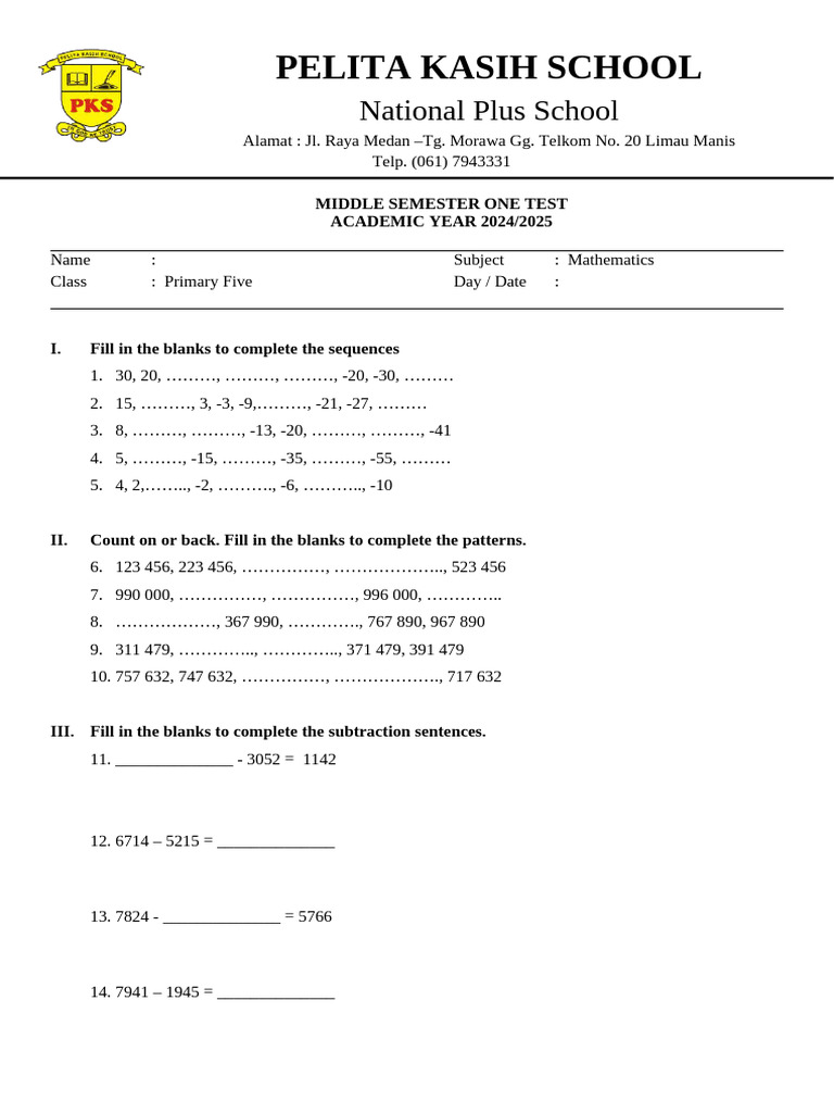 Over MID Maths Mid Sem 1 P5 | PDF | Mathematics