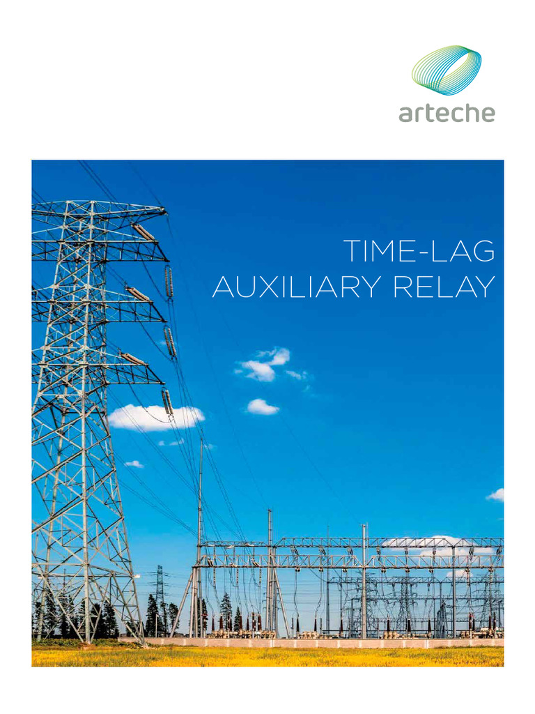 Arteche CT Time-Lag-Auxiliary-Relay en | PDF | Relay | International ...