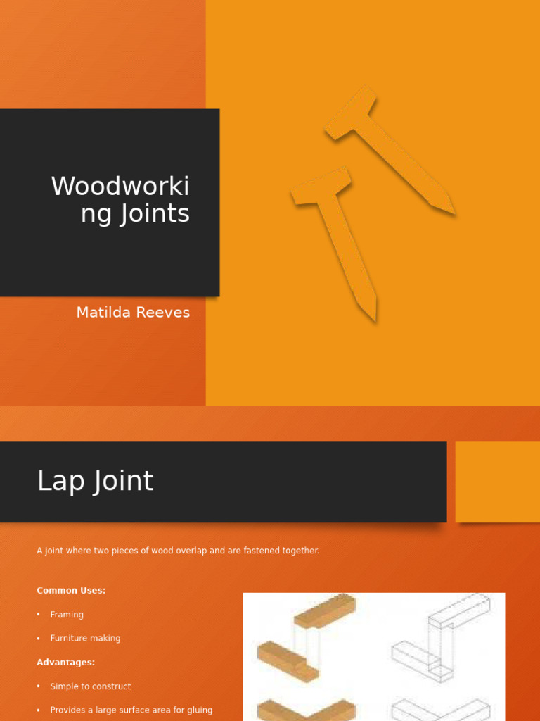 Cross Halving Joint Overview | PDF | Woodworking