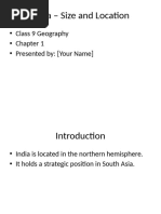 Class 9 Geography Chapter 1 Notes | PDF