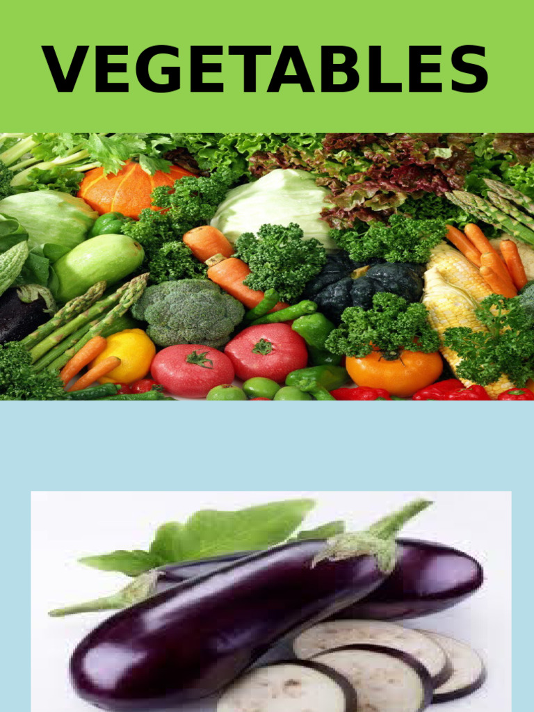 Comprehensive Vegetable List | PDF