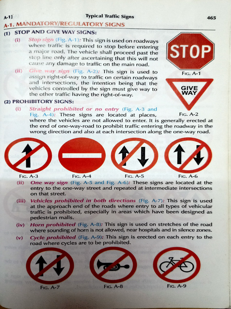 Traffic Signs as per IRC | PDF | Traffic | Intersection (Road)