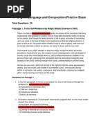 AP Lang Synthesis Essay Guide | PDF | Essays | Argument