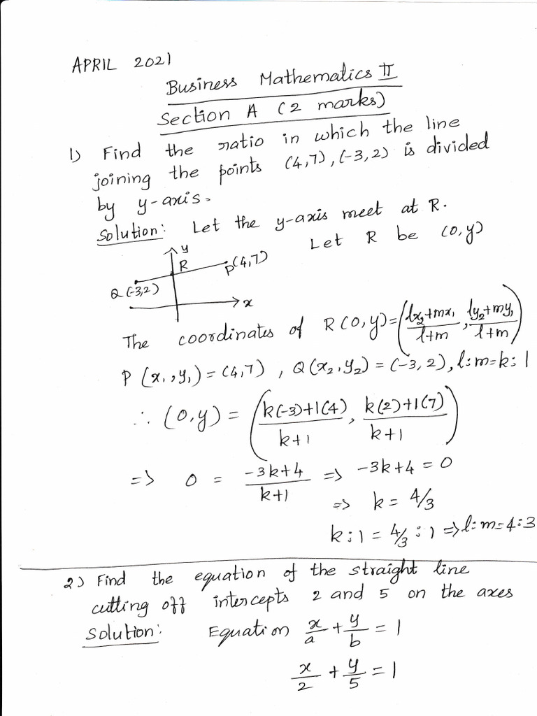 Key April 2021 BM2 | PDF