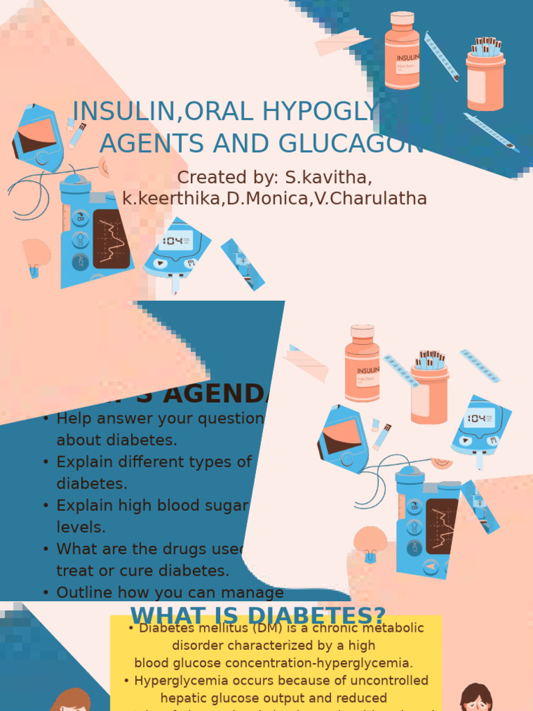 Insulin and Oral Hypoglycemic Agents Overview | PDF | Hyperglycemia ...