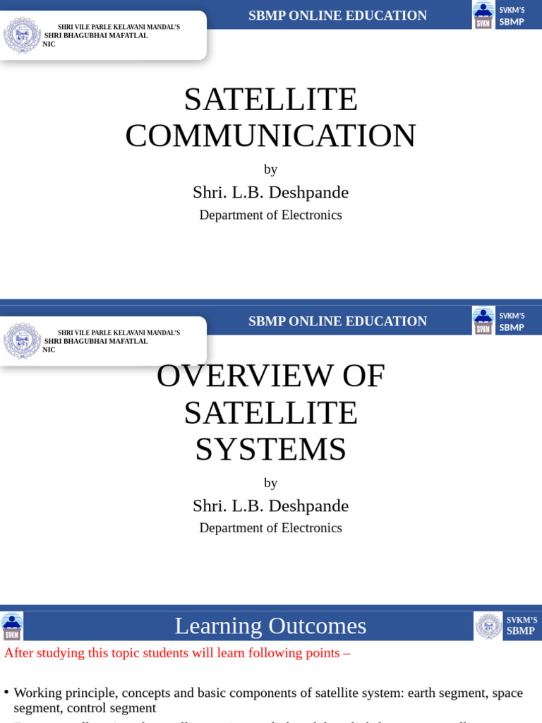Satellite Communication | PDF | Communications Satellite | Orbit