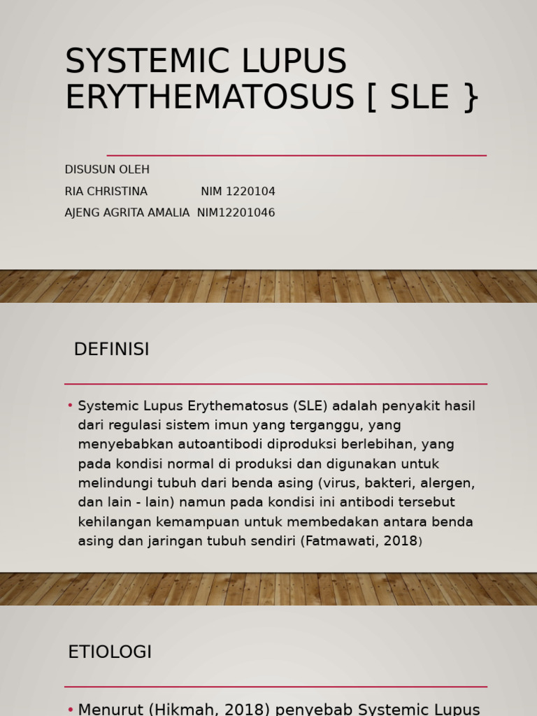 Pemahaman Systemic Lupus Erythematosus | PDF