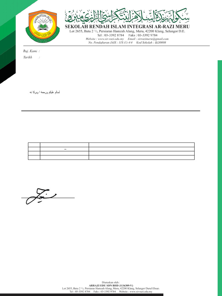 SURAT UMUM HARI RAYA AIDILFITRI DAN CUTI TAMBAHAN KPM-1(1) | PDF