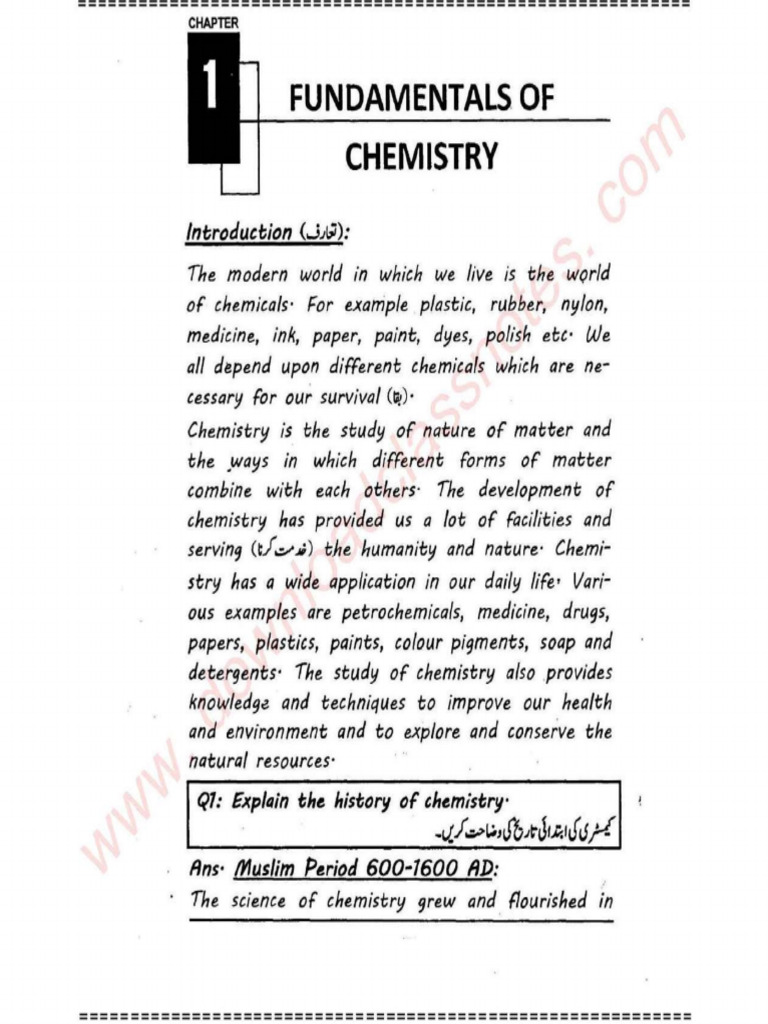 9th Chem | PDF