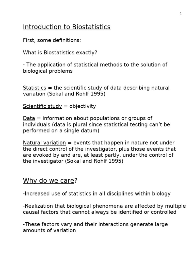 Biostatistics | PDF | Mean | Level Of Measurement