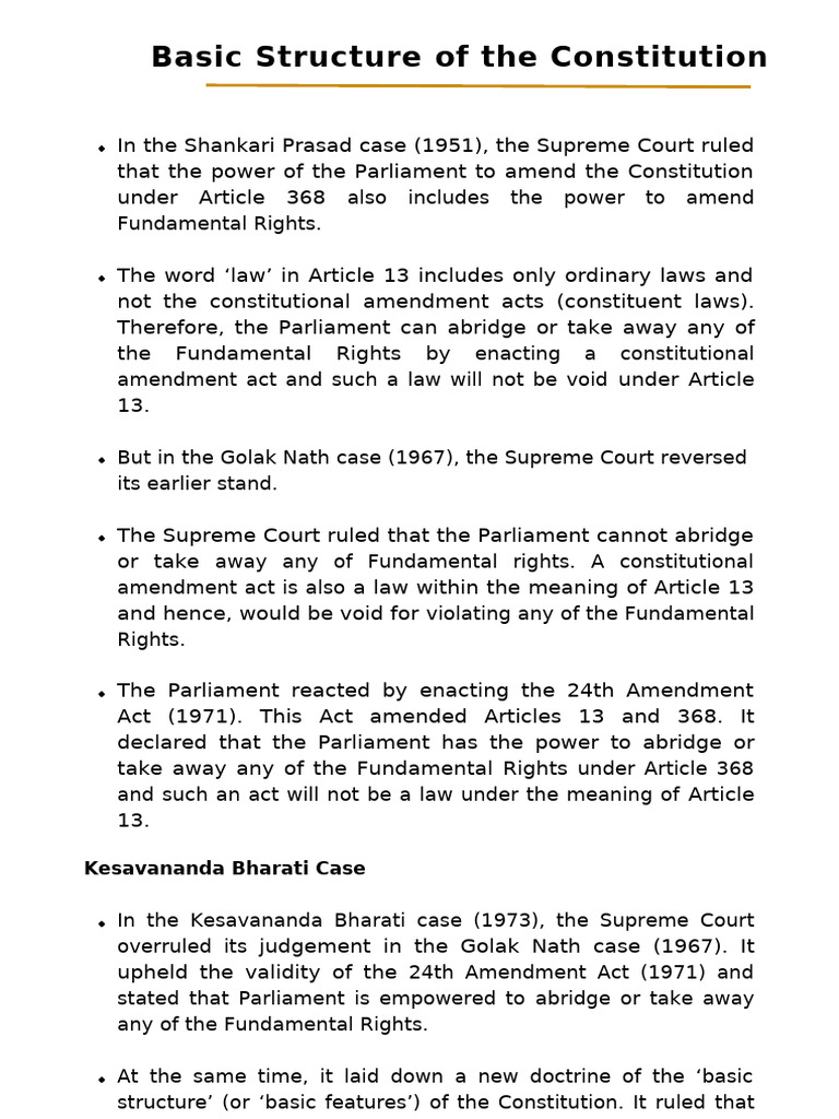 Basic Structure of the Constitution Notes_15991475_2023_04!24!22_44 ...