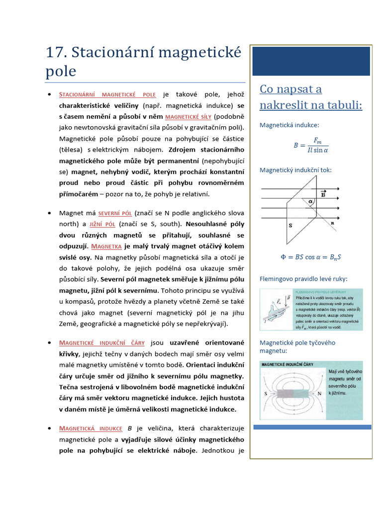 17 Stacionarni Magneticke Pole | PDF