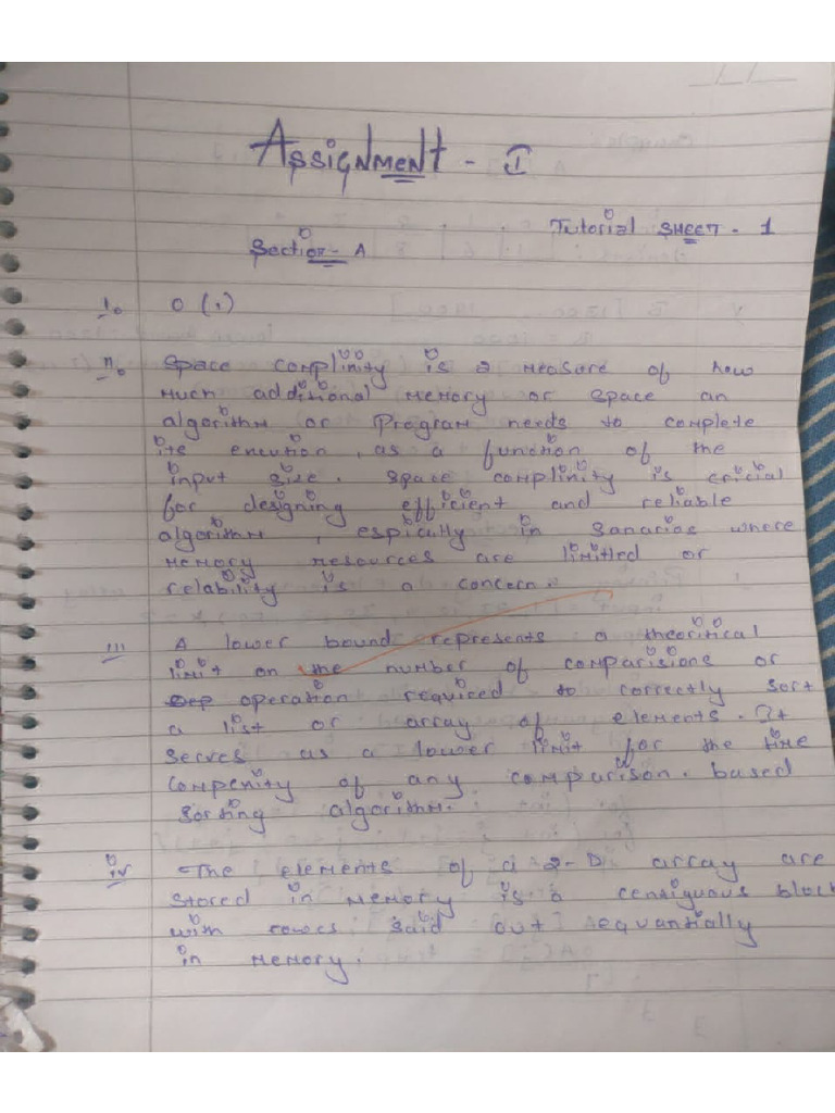 Dsa- Assignment 1 | PDF