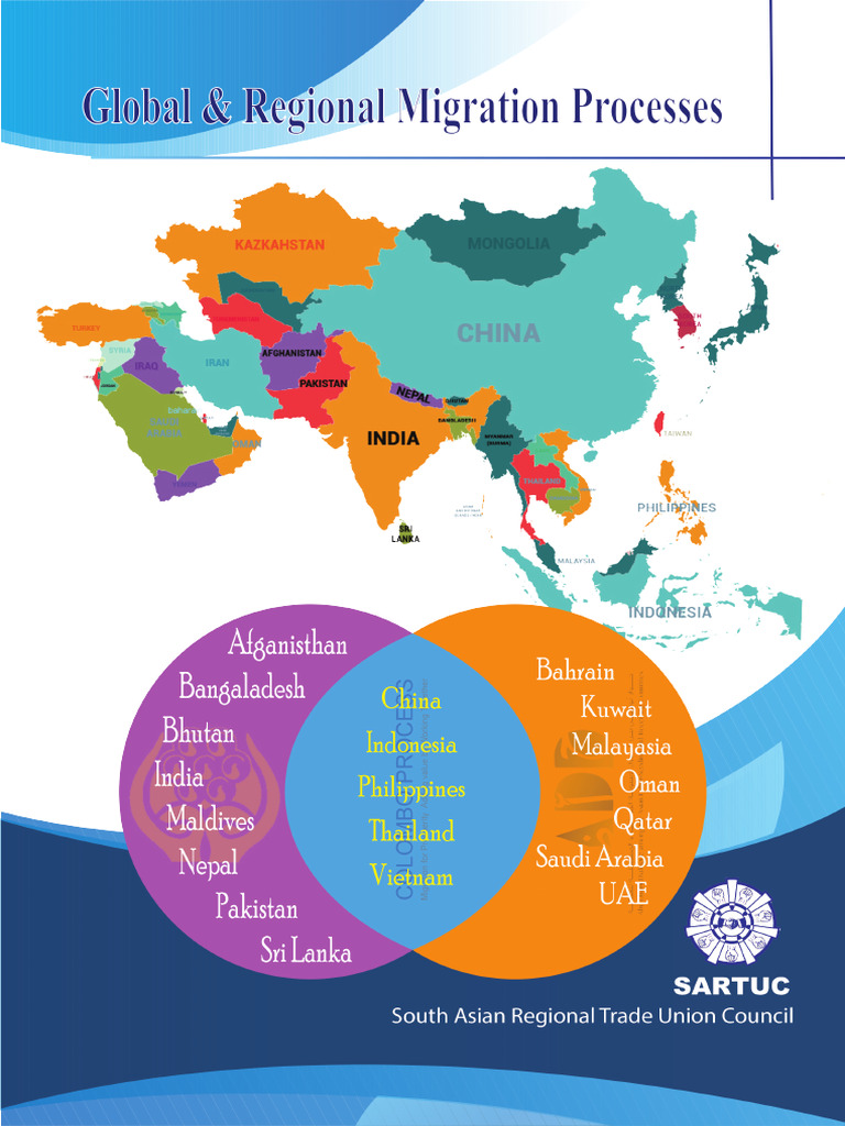 Global Regional Migration Process With Cover | PDF | Human Migration ...