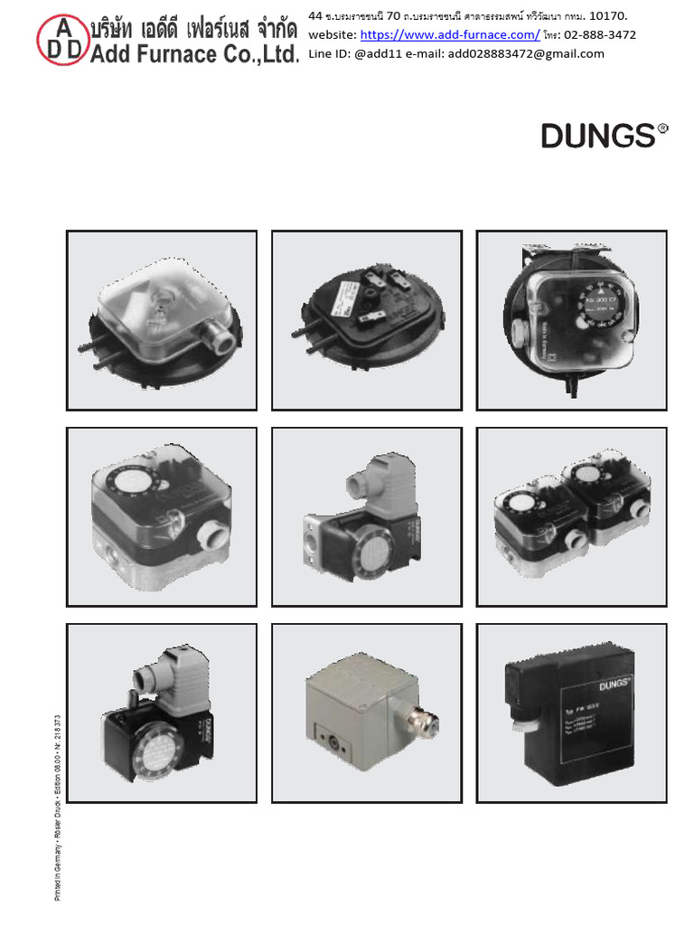 Dungs LGW 10 A4 Manual | PDF | Pressure Measurement | Electrical Connector