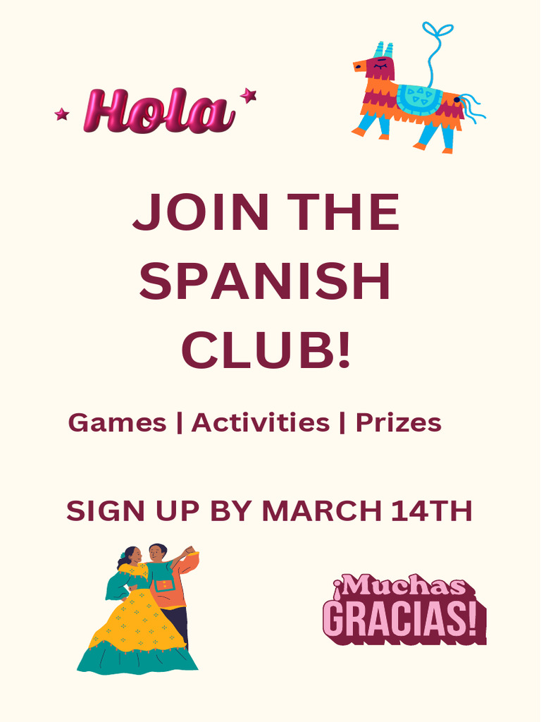 Spanish Club Flyer | PDF
