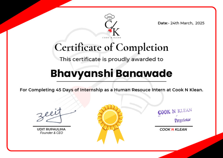 Bhavyanshi COC Cook-N-Klean | PDF