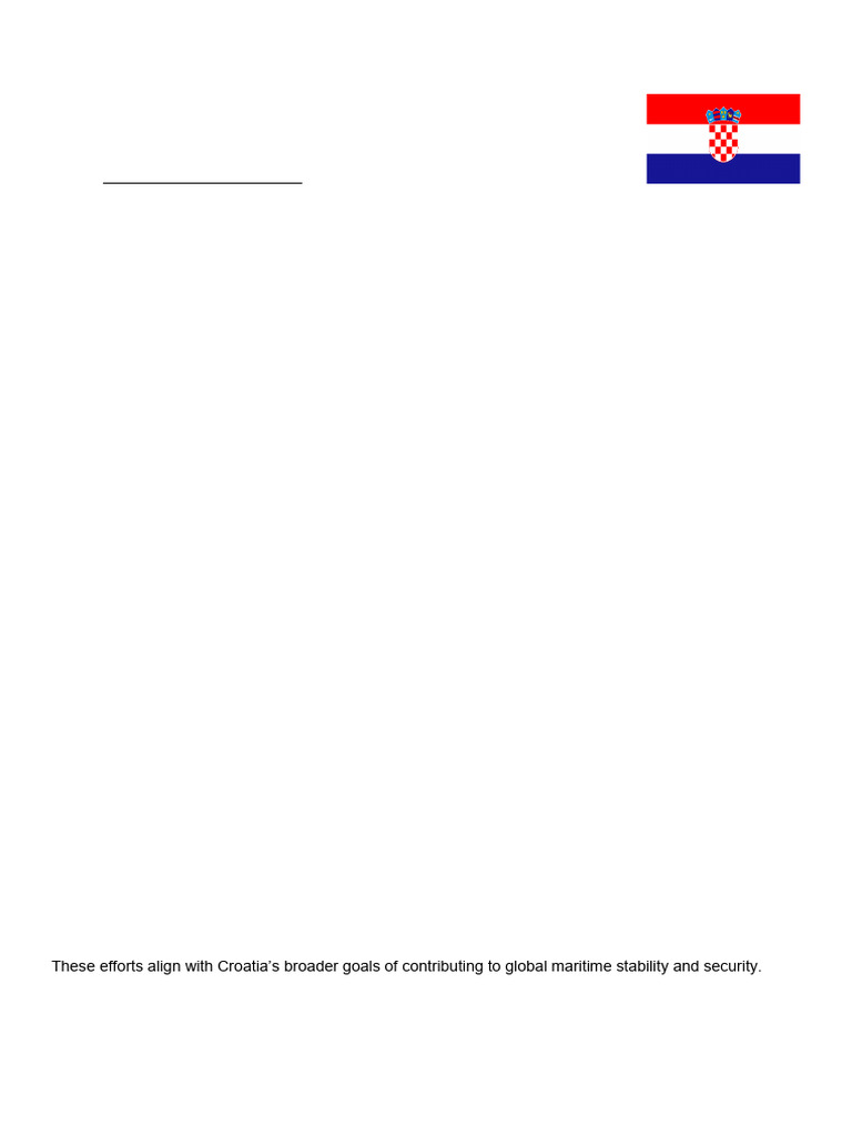 Qaiser DISEC Croatia (Position Paper) | PDF | Piracy | Croatia
