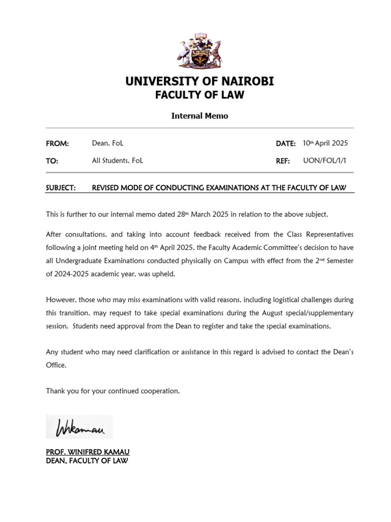 Revised Examination Modalities 2 - 2025 PDF | PDF