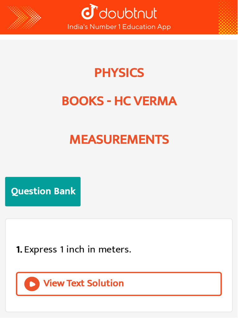 Books Doubtnut Question Bank | PDF