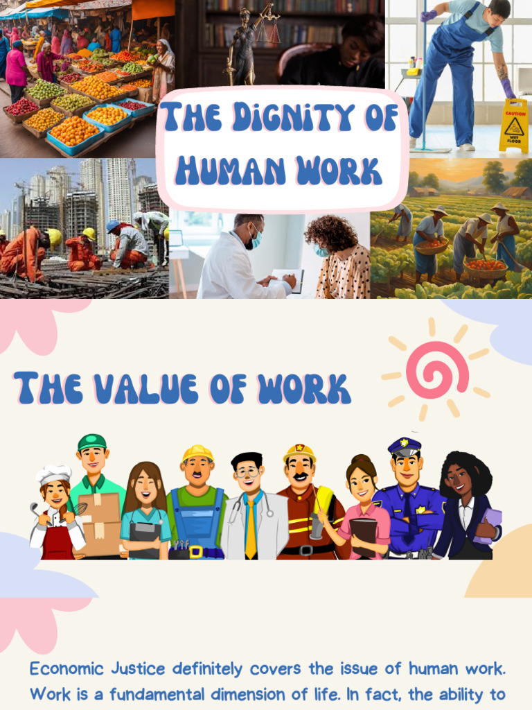 The Dignity of Human Work | PDF | Dignity | Jesus