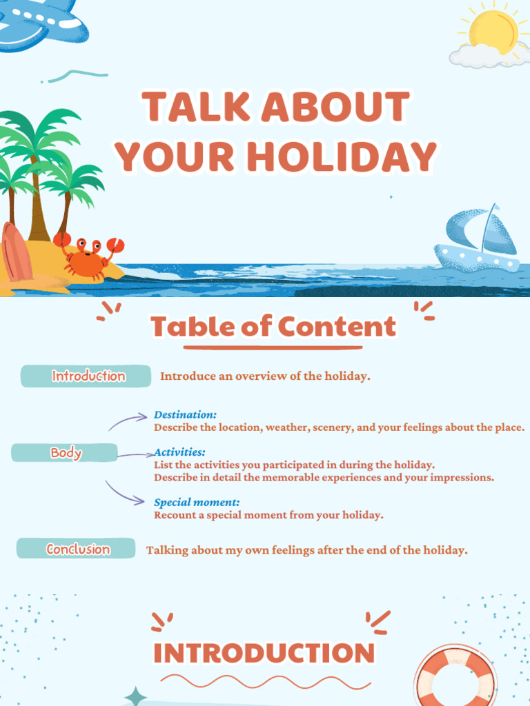 Memorable Holiday Experience Overview | PDF