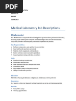B.Sc Medical Laboratory Technology Syllabus | PDF | Medical Laboratory ...